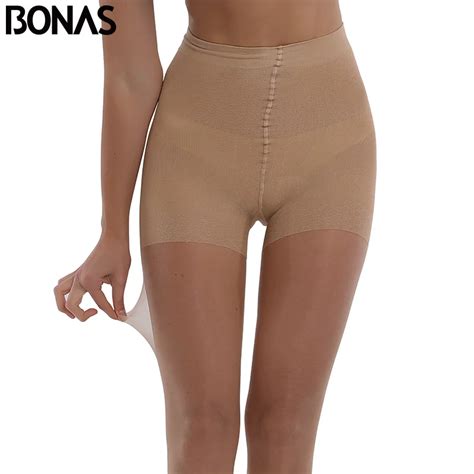 Bonas 20d Summer Sun Protection Tights Women Sexy High Waist Nylon
