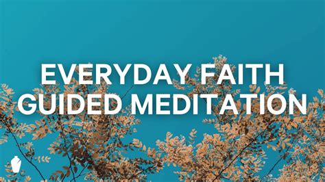 Finding God In The Ordinary Guided Christian Meditation Youtube