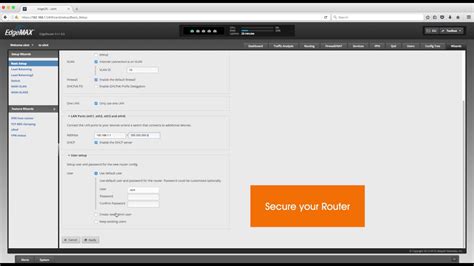 How To Setup A Ubiquiti Edgerouter X Er X For Fibre Dhcp Youtube
