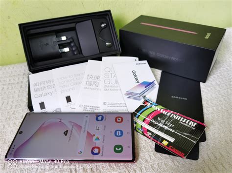 Samsung Galaxy Note 10 8gb 256gb Sm N970f Ds Aura Pink Mobile Phones