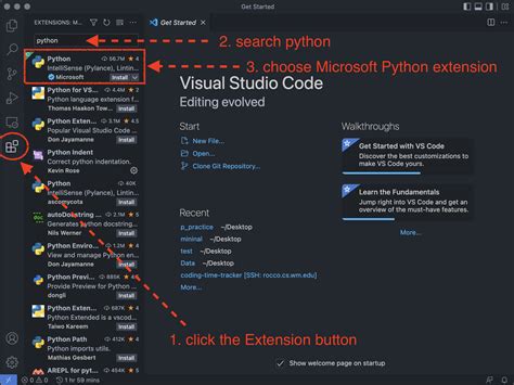 tutorial 3 set up python environment macos
