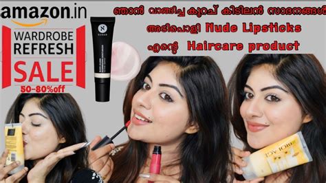 ഞാൻ വാങ്ങിച്ച കുറച് കിടിലൻ സാദനങ്ങൾ 😍 നല്ല Nude Lipsticks👌my Hair Care