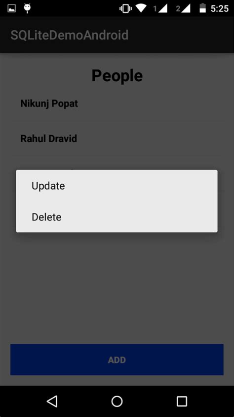 how to use sqlite database in android