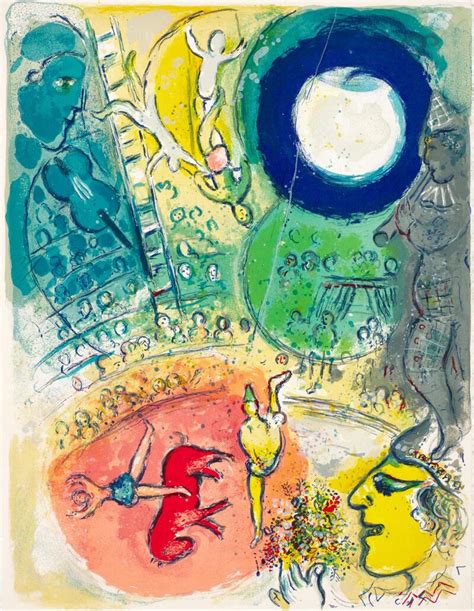 Marc Chagall Le Cirque One Plate M 501 C Bks 68 Marc Chagall