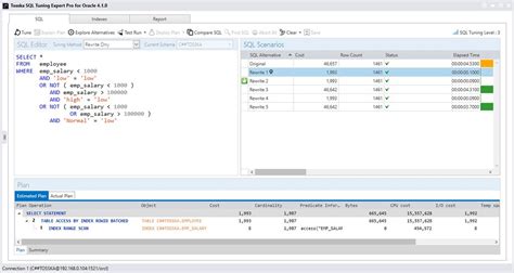 how to tune sql statement with case express for oracle go4expert