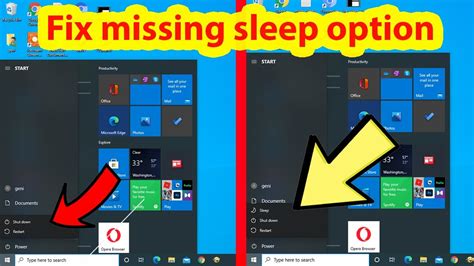 How To Enable Sleep Mode In Windows 10 Youtube