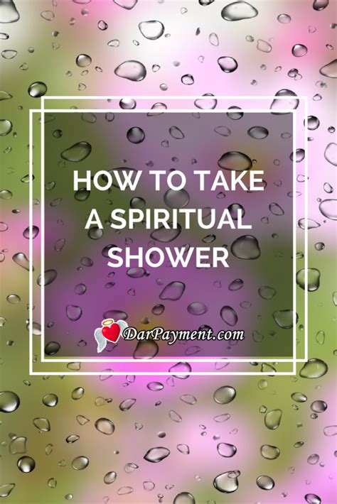 How To Take A Spiritual Shower Womb Healing Spiritual Cleansing