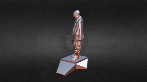 statue of unity 3d model by satendra kumar [bd0590f] sketchfab