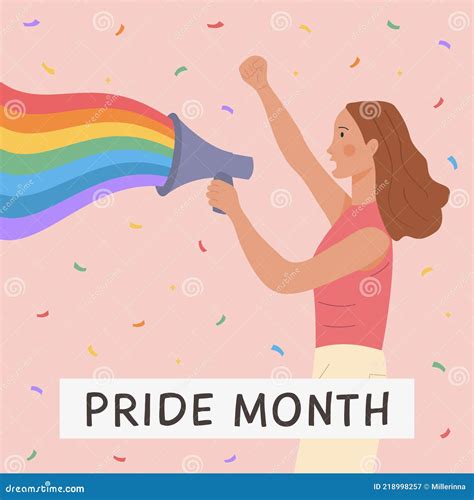 Lgbtq Symbols Rainbow Pride Flag Stickers Cartoon Vector