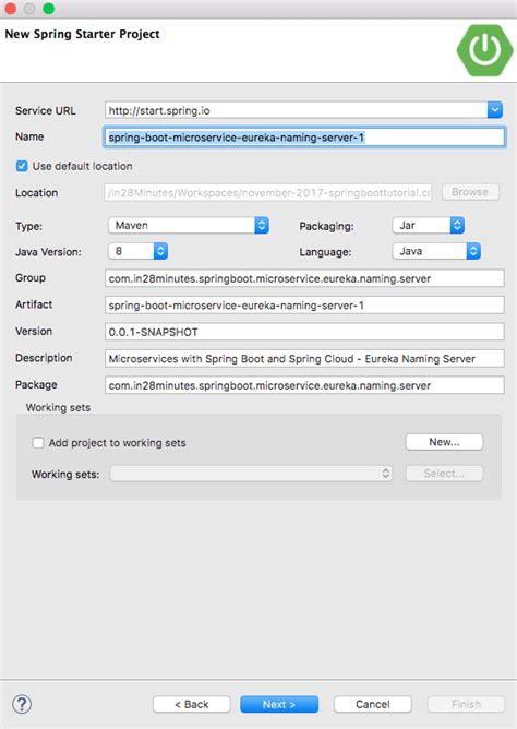 creating a spring boot project with eclipse and maven