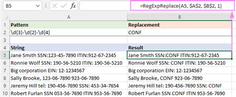 Excel Regex To Replace Strings Using Regular Expressions