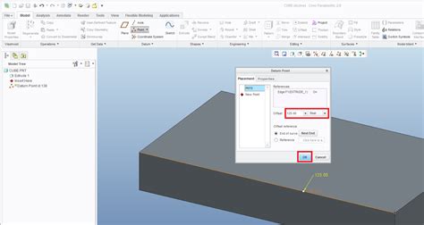 tutorial how to stop round feature at reference with creo