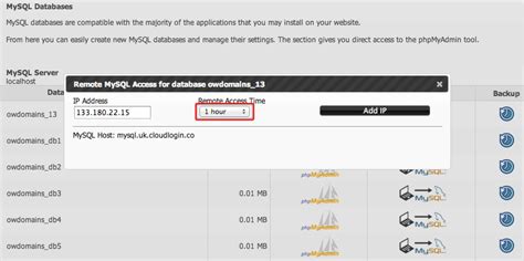 remote mysql access now available for all hosting accounts