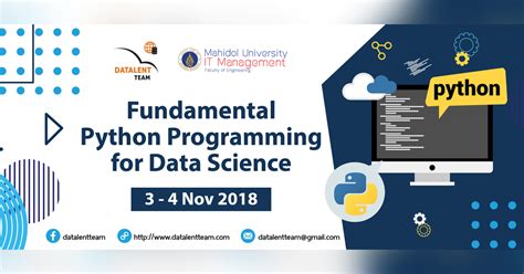 fundamental python programming for data science eventpop อีเว้นท์ป็อป