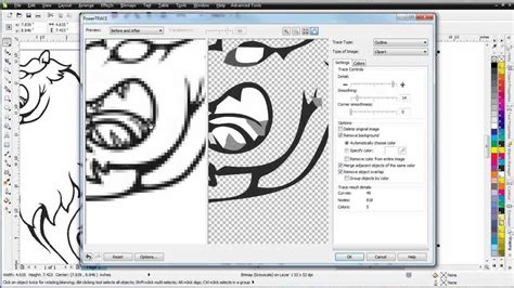 coreldraw x6 for beginners power trace youtube