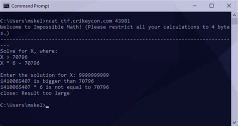 understanding integer overflows crikeycon 2017 impossible math