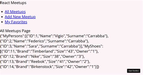 reactvigio routing forked codesandbox