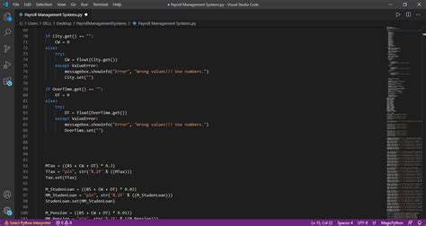 [solved] make a python project using gui payroll