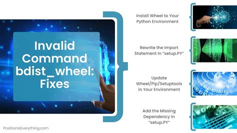 invalid command bdist wheel how to build your wheel package