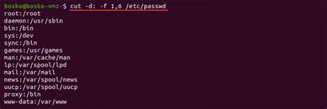 linux cut command explained with 6 examples
