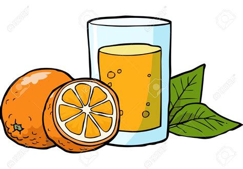 Jugo De Naranja Dibujo
