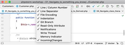 overview of the user interface help phpstorm