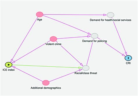 directed acyclic graph dag showing the theoretical model informing