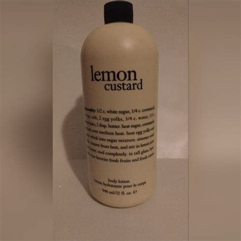 Philosophy Lemon Custard Body Lotion 946ml 32 Oz New Lemon