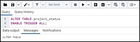 how to enable a trigger in postgresql commandprompt inc