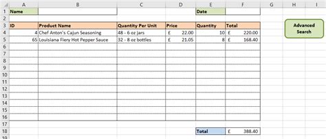 display search results in a listbox excel vba