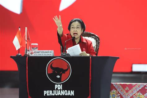 Megawati Soekarnoputri Tutup Rakernas V Pdi Perjuangan Merahputih