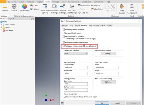 solved ilogic disabling section for parts from assembly level