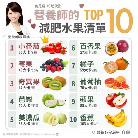水果愈甜愈胖 營養師認證[10種減肥優先水果] 1圖看能吃多少份量 營養食尚 文章專區 常春月刊 全宇宙最實用的保健知識