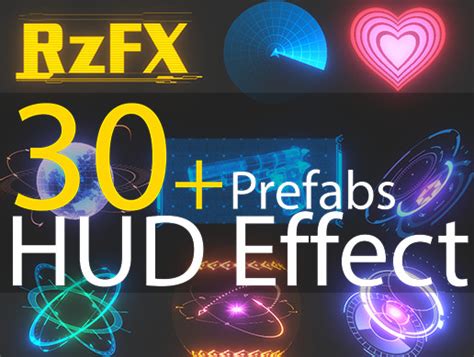 rzfx hud shader effect vfx shaders unity asset store