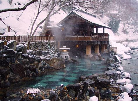 Takaragawa Onsen Rotenburo Photo By Johncramerphotography Japanese