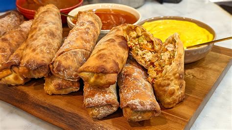 Spicy Sweet And Sour Egg Rolls And Hoisin Peanut Dipping Sauce Rachael