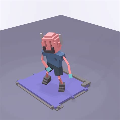 voxel character design domestika