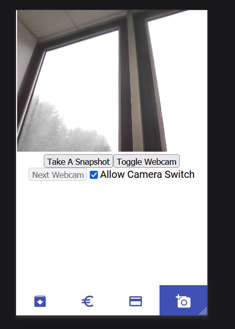 fonctionnalité d activation camera mobile avec ngx webcam angular