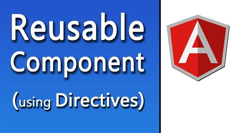 angularjs tutorial reusable component directives youtube