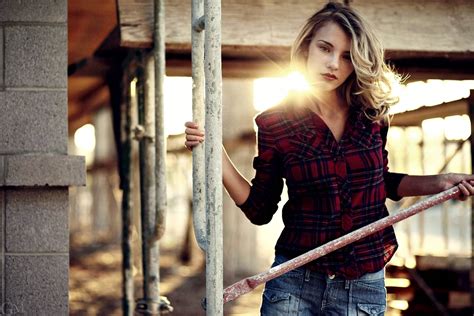 Shirt Freckles Shorts Rachel Ann Yampolsky Red Lipstick Sunlight