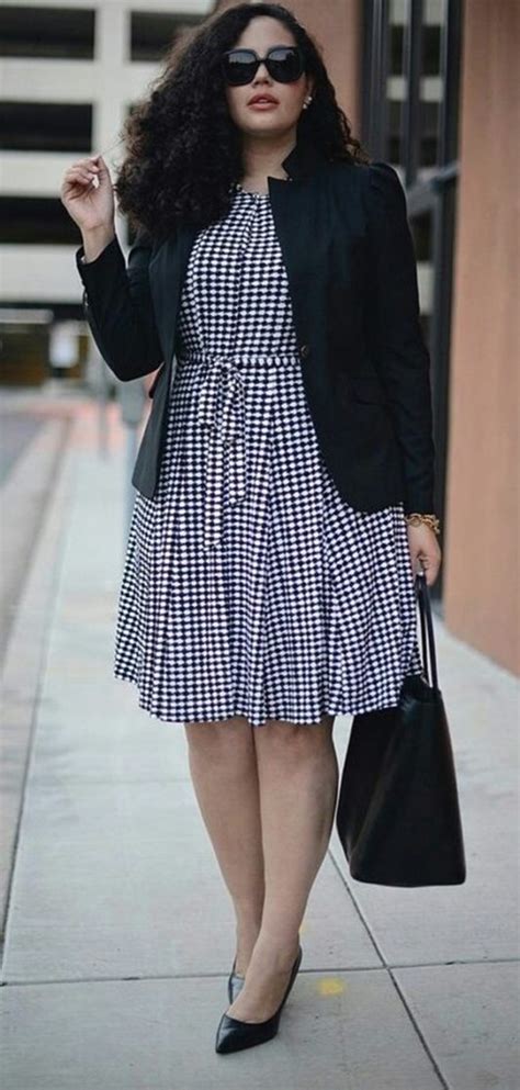 40 Complete Work Outfits For Plus Size Ladies Office Salt
