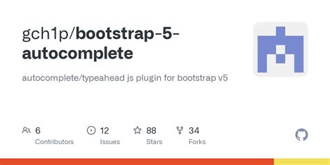 github gch1p bootstrap 5 autocomplete autocomplete typeahead js
