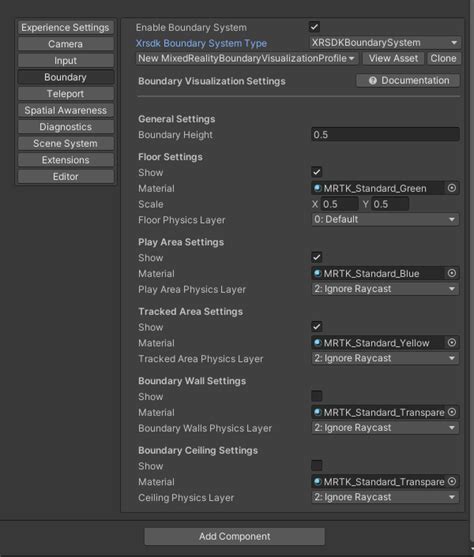 hololens 2 unity mrtk boundary system