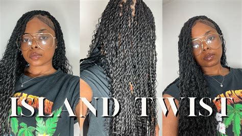 How To Do Island Twist Boho Senegalese Twist Tutorial Youtube