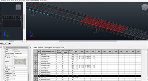 rc beam required reinforcement of each span autodesk community
