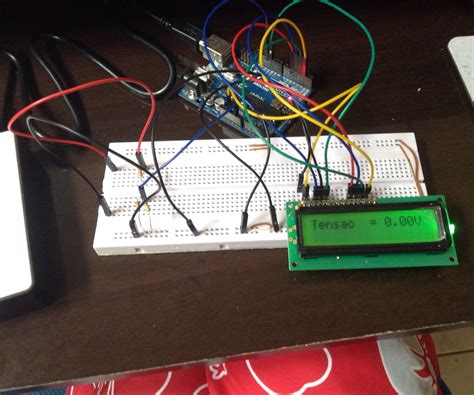 voltmeter with arduino instructables