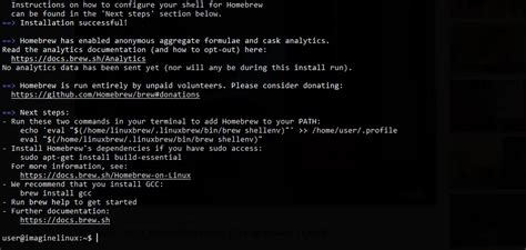 how to install and use macos s homebrew package manager on linux