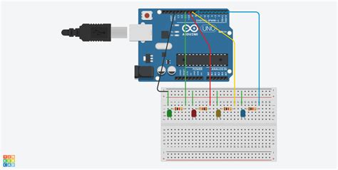 binary counter using leds arduino project hub