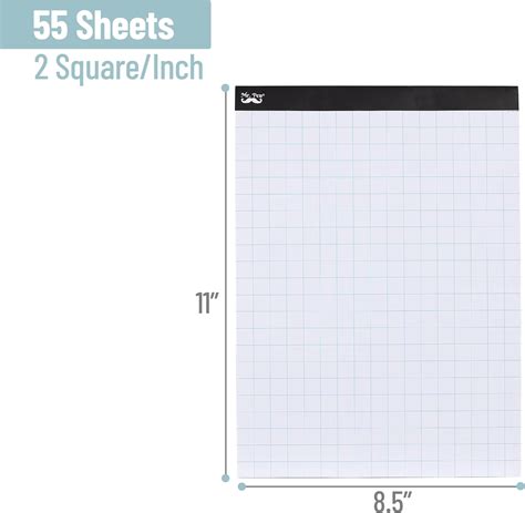 Mr Pen Graph Paper 2 Squares Per Inch 8 5x11 55 Australia Ubuy