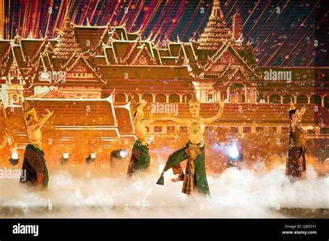 Thai Dancer Perform Modern Thai Dance During The 240 Th Anniversary Of